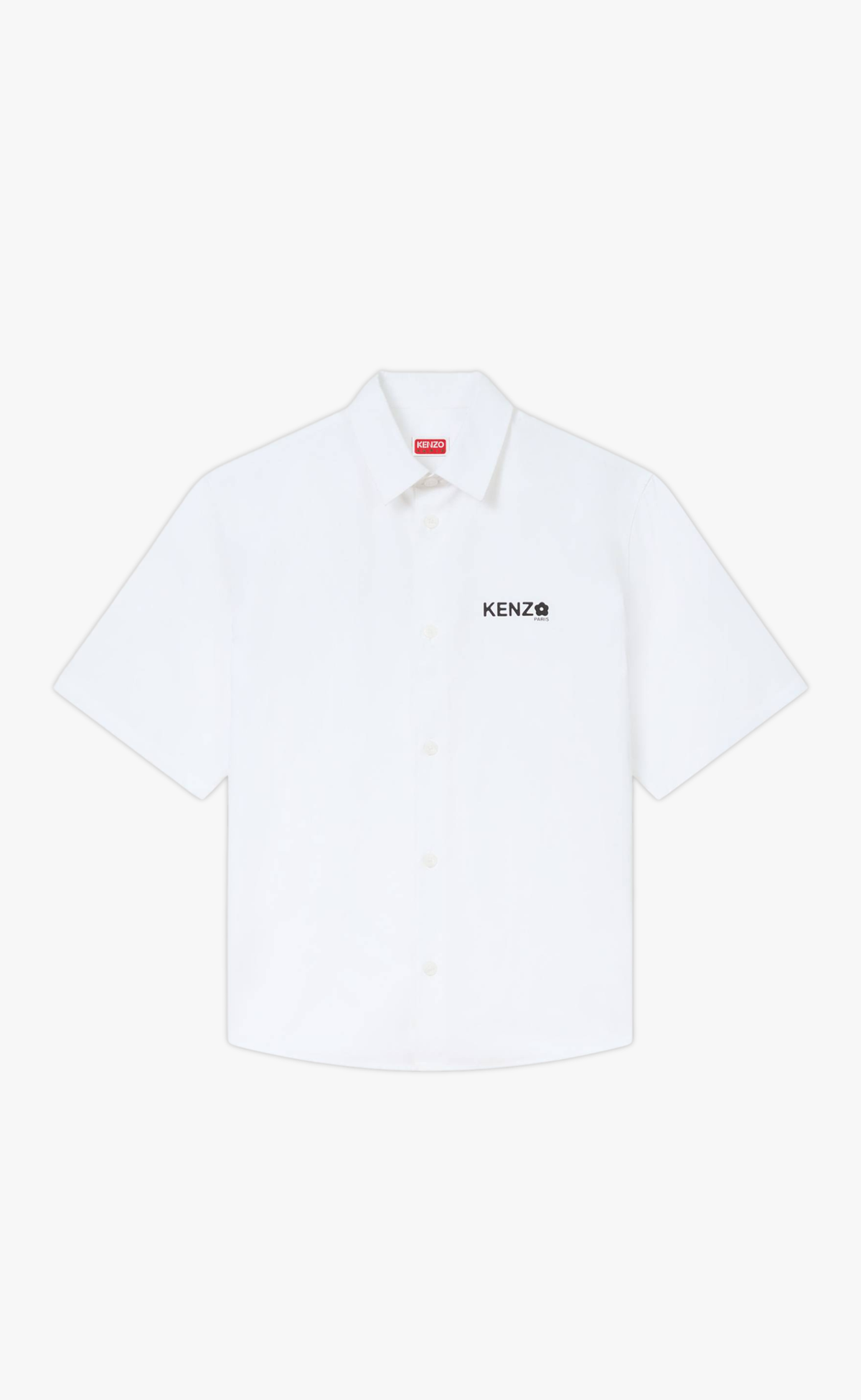 BOKE FLOWER 2.0 SHORT SLEEVE WHITE SHIRT