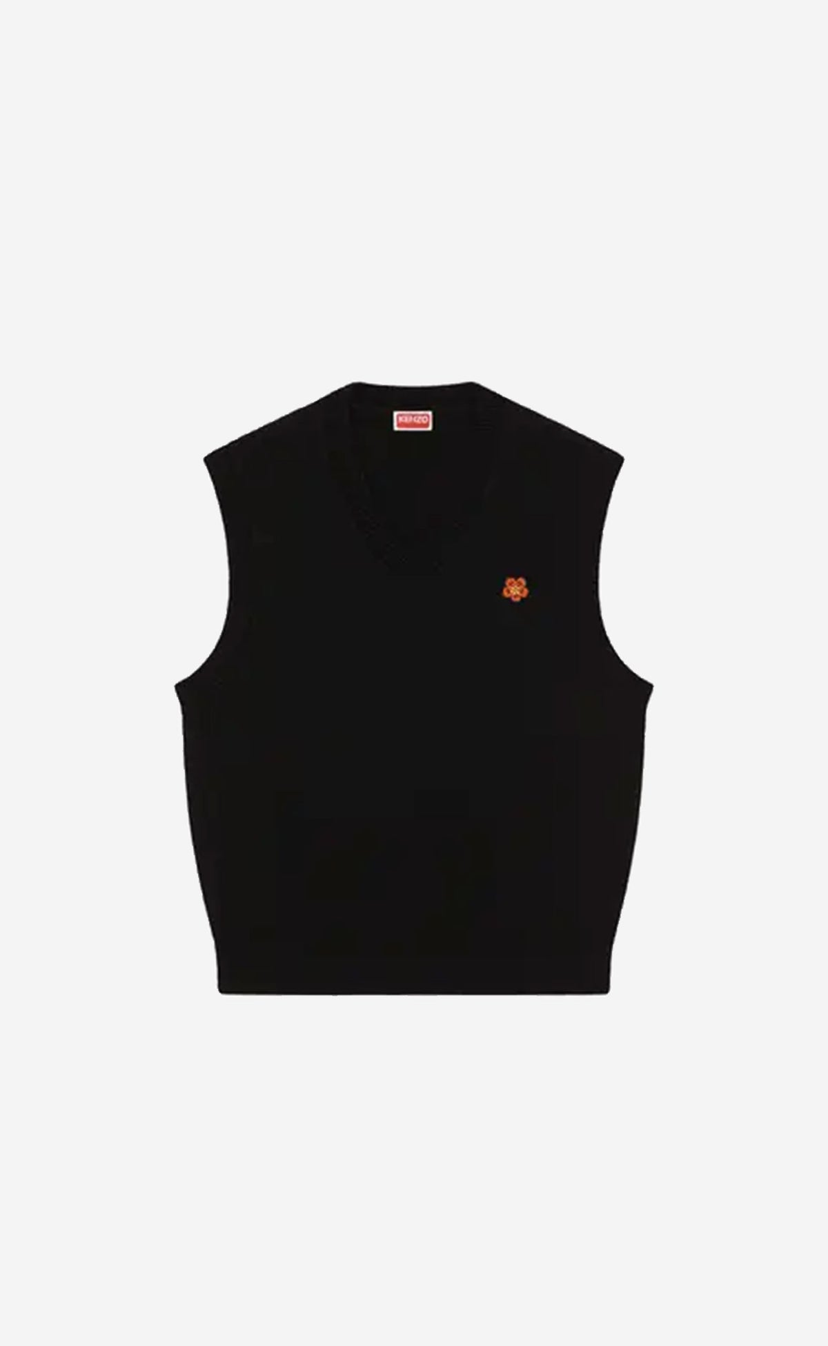 BLACK BOKE FLOWER CREST VEST