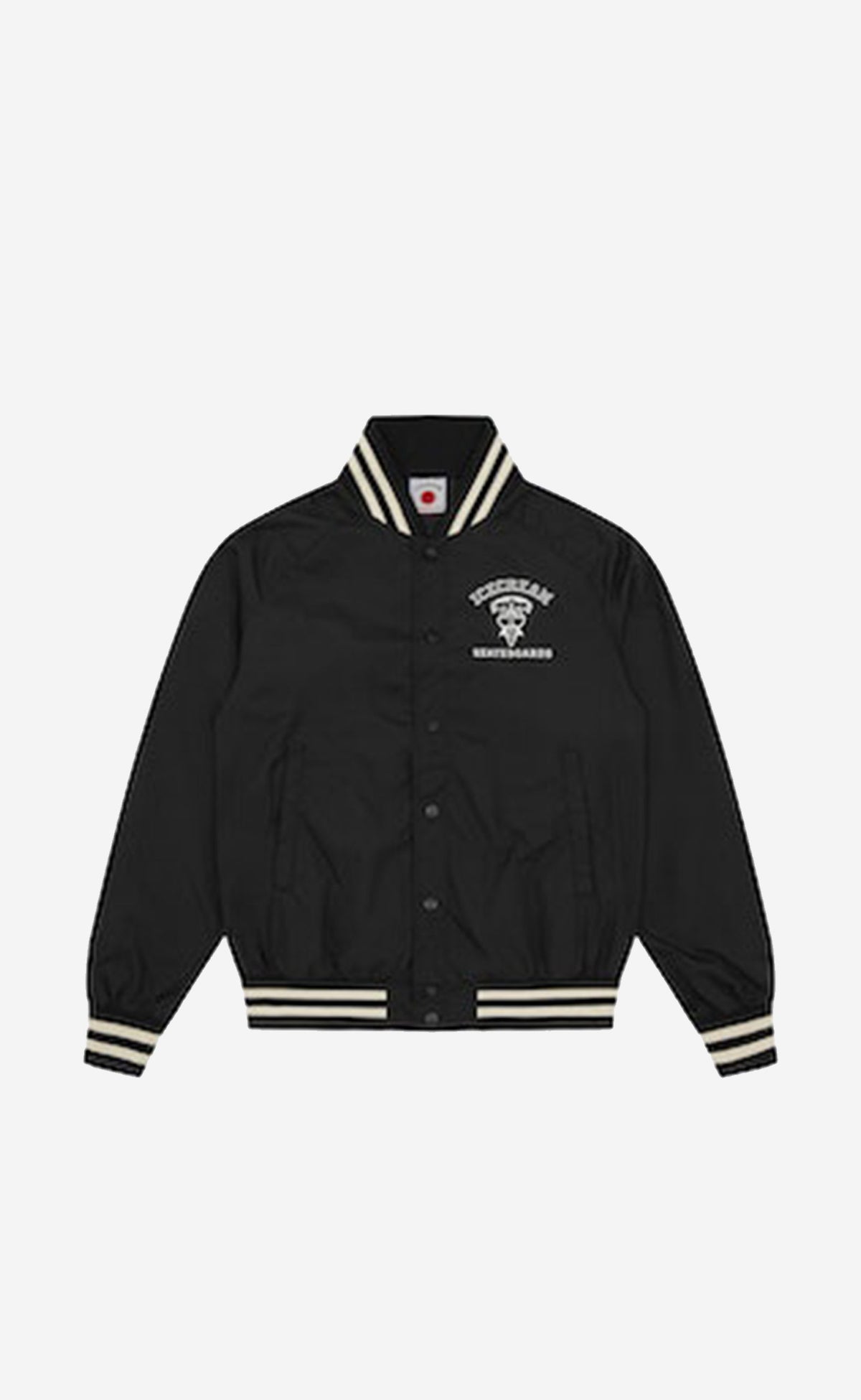 BLACK IC SHARKS NYLON BOMBER JACKET